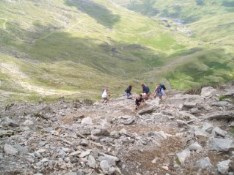 Walking up Mount Snowdon - a brief description of the most popular routes
